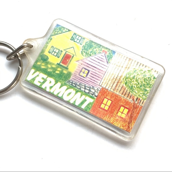 Accessories | Vintage Vermont Farm Scene Keychain Or Ornament | Poshmark